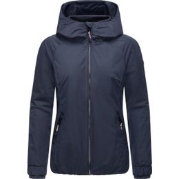 Winterjacke Ragwear "Winterjacke Dizzie Warm Rain", Damen, Gr. S, blau (navy), Obermaterial: 100% Polyester PES. Obermaterial: Futter: 100% Polyester PES. 100% Polyester PES., Jacken Winterjacke