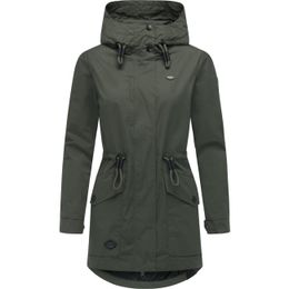 Parka Ragwear "Outdoorjacke Alysa", Damen, Gr. S, gr&uuml;n (schwarz olive25), Obermaterial: 100% Polyester PES. Obermaterial: Futter: 100% Polyester PES., Jacken Parka