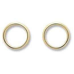 Paar Ohrh&auml;nger ONE ELEMENT "Kreis Ohrringe Ohrstecker aus 333 Gelbgold", gold, Ohrringe, Damen, Damen, Gelbgold 333 Gold, Gelbgold 333, Gold, Fein gefertigt &ndash; ein Zeichen mit besonderer Bedeutung
