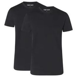Unterhemd CAMP DAVID "underwear", Herren, Gr. XL, N-Gr, schwarz, Obermaterial: 95% Baumwolle, 5% Elasthan, unifarben, Unterhemden Unterhemd, mit flacher Naht