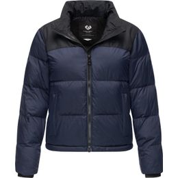 Steppjacke Ragwear "Steppjacke Serah", Damen, Gr. 4XL, blau (navy), Obermaterial: 100% Nylon NY. Obermaterial: Futter: 100% Polyester PES. 100% Polyester PES., Jacken Steppjacke