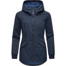 Outdoorjacke Ragwear "&Uuml;bergangsjacke Dowey A", Damen, Gr. XS, blau (navy), Obermaterial: 100% Polyester PES. Obermaterial: Futter: 100% Polyester PES., Jacken Outdoorjacke
