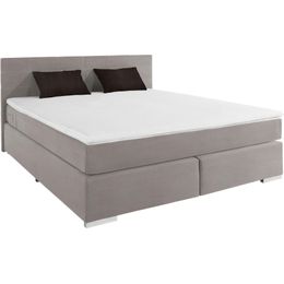 Boxspringbett COTTA "Simba", elephant, L:209cm, Komplettbetten, Boxspringbett, wahlweise mit oder ohne Matratze und Topper bestellbar