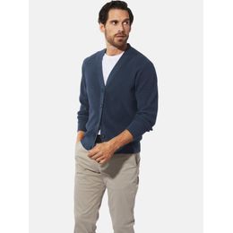 Strickjacke Babista "Strickjacke GARVILO", Herren, Gr. XXL, blau, Obermaterial: 100% Baumwolle CO., Strickjacken Strickjacke