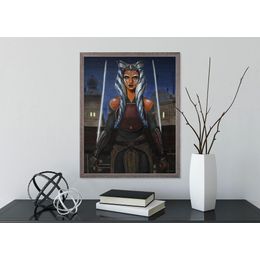 Wandbild Komar "Star Wars Ahsoka", bunt (farbe bild(er): bunt), Disney, 1 Stk., Vlies, Bilder, Wandbild, 40 x 50 cm (Breite x H&ouml;he) - Kinderzimmer, Dekoration