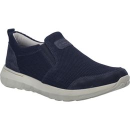Sneaker Josef Seibel "Cameron 13, indigo", Herren, Gr. 43, blau (indigo), Obermaterial: 80% Rindsleder Leather cow. 20% Textilmaterial TEXMAT., Schuhe Sneaker