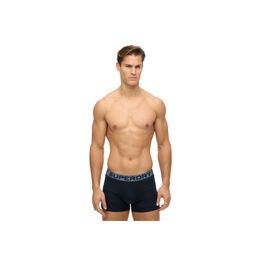 Boxershorts Superdry "Boxershort BOXER TRIPLE PACK 3er Pack", Herren, Gr. L, blau (dunkelblau, grau), Obermaterial: 95% Baumwolle CO. 5% Elasthan EL., Unterhosen Boxershorts