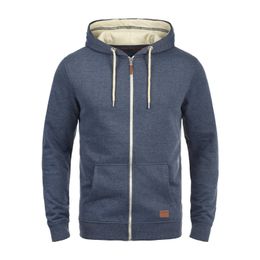 Kapuzensweatjacke Blend "Kapuzensweatjacke BHHulker", Herren, Gr. M, blau (navy), Obermaterial: 60% Baumwolle CO. 40% Polyester PES., Sweatjacken Kapuzensweatjacke