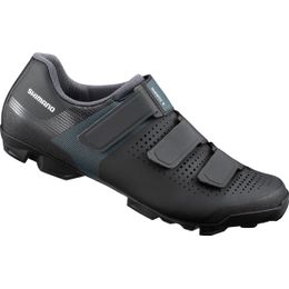 Fahrradschuh Shimano "MTB - Fahrradschuhe SH-XC100 Woman, black", Damen, Gr. 37, schwarz, Obermaterial: 100% Kunstleder synt.leather., Schuhe Fahrradschuh