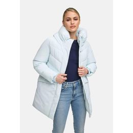 Winterjacke Marikoo "Marikoo Delilah Damen Herbst Winter Steppjacke N058", Damen, Gr. XL, blau (iceblau), Obermaterial: 100% Polyester PES., Jacken Winterjacke
