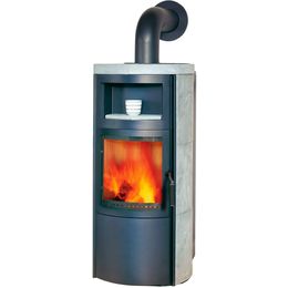 Kaminofen Hark "&raquo;Vito WW GT ECOplus 8,4 KW&laquo;", grau (graphit), Kamin&ouml;fen, Kaminofen, Naturstein