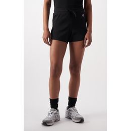 Shorts Champion, Damen, Gr. L (42/44), N-Gr, schwarz, Obermaterial: 100% Baumwolle, Hosen Shorts, sportlicher Stil, f&uuml;r sportliches Tragegef&uuml;hl, aus Baumwolle
