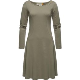 A-Linien-Kleid Ragwear "A-Linien-Kleid Appero", Damen, Gr. XL, N-Gr, gr&uuml;n (olive), Obermaterial: 70% Baumwolle CO. 30% Polyester PES., Kleider A-Linien-Kleid