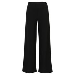 Stoffhose Vera Mont "Modern fit Hose mit weitem Bein", Damen, Gr. 40, EURO, schwarz, Obermaterial: 94% Polyester PES. 6% Elasthan EL., Hosen Stoffhose