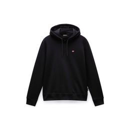 Sweatshirt Napapijri "Sweatshirt BALIS HOOD", Herren, Gr. XL, schwarz, Obermaterial: 80% Baumwolle CO. 20% Polyester PES., Sweatshirts Sweatshirt