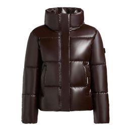 Winterjacke Khujo "Winterjacke Rinja2 Shiny", Damen, Gr. XL, lila (moody plum), Obermaterial: 100% Polyester PES. Obermaterial: Futter: 100% Nylon NY. 100% Polyester PES., Jacken Winterjacke
