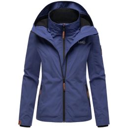 Outdoorjacke Marikoo "&Uuml;bergangsjacke Erdbeere", Damen, Gr. XS, lila (blau violet), Obermaterial: 100% Polyester PES. Obermaterial: Futter: 100% Polyester PES. 100% Polyester PES., Jacken Outdoorjacke