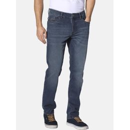 Comfort-fit-Jeans Jan Vanderstorm "Jeans ULFTHOR", Herren, Gr. 58, N-Gr, blau (dunkelblau), Obermaterial: 99% Baumwolle CO. 1% Elasthan EL., Jeans Comfort-fit-Jeans