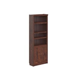 B&uuml;cherregal OTTO HOME "Soeren", dunkelbraun, B:80cm H:220cm T:33,5cm, Massivholz, Regale, B&uuml;cherregal, aus massiver Kiefer, FSC-zertifiziert, Tiefe 33,5 cm