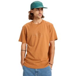 T-Shirt Quiksilver "Ev Comp Logo", Herren, Gr. S, almond, Obermaterial: 70% Walkfrottier, 30% Walkfrottier;, Shirts T-Shirt