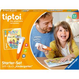 Spiel Ravensburger "tiptoi Starter-Set: Stift und W&ouml;rter-Bilderbuch Kindergarten", bunt, Spiele, Kinder, Spiel, Made in Europe
