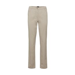 2-in-1-Hose GOLDNER "Kurzgr&ouml;&szlig;e Hose Carla in stretchbequemer Qualit&auml;t", Damen, Gr. 25, K-Gr, beige, Obermaterial: 84% Baumwolle CO. 14% Polyamid PA. 2% Elasthan EL., Hosen 2-in-1-Hose
