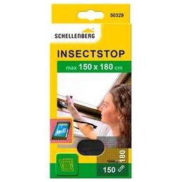 Fliegengitter-Gewebe Schellenberg "f&uuml;r Dachfenster mit Rei&szlig;verschluss", grau (rahmen: grau gewebe: grau), B:150cm H:180cm, Insektenschutzgitter, Insektenschutz ohne bohren, 150 x 180 cm, anthrazit und wei&szlig;
