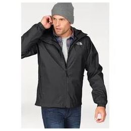 Regenjacke The North Face "MEN ́S QUEST JACKET", Herren, Gr. M (48/50), schwarz, Web, Obermaterial: 100% Polyester. Futter: 100% Polyester, unifarben, h&uuml;ftlang, hoch geschlossener Ausschnitt, mit innenliegendem Gummizug, Jacken Regenjacke, leichtes, atmungsaktives Material, mit Mesh-Futter, mit DWR-System, Topseller
