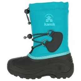 Outdoorwinterstiefel Kamik "SOUTHPOLE 4", Kinder, Gr. 35, blau (t&uuml;rkis), Synthetik, Textil, Schuhe Outdoorwinterstiefel, Winterboots, Winterstiefel, Snowboots, Winterschuhe, wasserdicht
