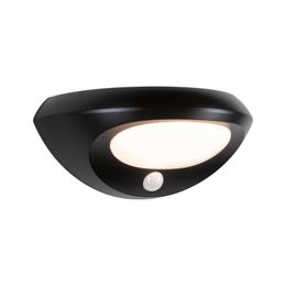 LED Au&szlig;en-Wandleuchte Paulmann "Solar Sorova IP44 230x125mm 3000K 3,5W 220lm Anthrazit Kunststoff", grau (anthrazit), B:23cm H:10cm T:12,5cm, Leuchten, LED Au&szlig;en-Wandleuchte, Bewegungsmelder
