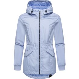 Outdoorjacke Ragwear "&Uuml;bergangsjacke Dowey A", Damen, Gr. XL, blau (cloud), Obermaterial: 100% Polyester PES. Obermaterial: Futter: 100% Polyester PES., Jacken Outdoorjacke