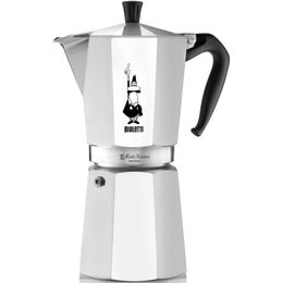 Espressokocher Bialetti "Moka Express", grau (aluminiumfarben, schwarz), 0,81 l, 18, Kaffeemaschinen, Espressokocher, Aluminium