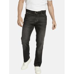 5-Pocket-Jeans Jan Vanderstorm "Tiefbundjeans JOEL", Herren, Gr. 29, N-Gr, schwarz, Obermaterial: 98% Baumwolle CO. 2% Elasthan EL., Hosen 5-Pocket-Jeans