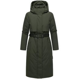 Wintermantel Navahoo "Wintermantel Waldbummler 14", Damen, Gr. XL, gr&uuml;n (schwarz olive), Obermaterial: 100% Polyester PES. Obermaterial: Futter: 100% Polyester PES. 100% Polyester PES., M&auml;ntel Wintermantel