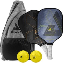 Pickleballschl&auml;ger Joola "Essentials Sets", bunt (grau, gelb, schwarz, blau, gr&uuml;n, bronzefarben, wei&szlig;), Racketsportschl&auml;gerB:200,7mm L:393,7mm, Pickleballschl&auml;ger, B:200,7mm L:393,7mm
