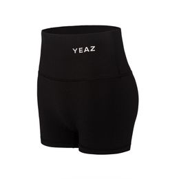 Shorts YEAZ "Shape Shorts CLUB LEVEL", Damen, Gr. XL, US, schwarz, Obermaterial: 78% Polyester PES. 22% Elasthan EL., Hosen Shorts