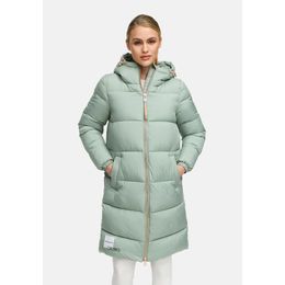 Winterjacke Marikoo "Marikoo Nomadiaa lange Damen Winterjacke N024", Damen, Gr. XL, gr&uuml;n (smokey mint), Obermaterial: 100% Polyester PES., Jacken Winterjacke