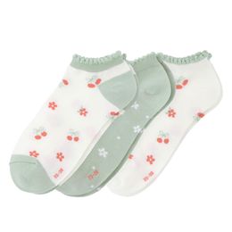Gina Benotti 3 Paar Damen Sneaker-Socken im Set