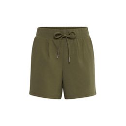 Shorts oxmo "Shorts OXAnnik", Damen, Gr. XS, N-Gr, gr&uuml;n (ivy gr&uuml;n), Obermaterial: 73% Polyester PES. 23% Viskose CV. 4% Elasthan EL., Hosen Shorts