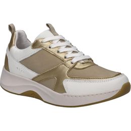 Sneaker Josef Seibel "Elli 09, weiss-multi", Damen, Gr. 38, wei&szlig; (wei&szlig;, multi), Obermaterial: 100% Rindsleder Leather cow., Schuhe Sneaker