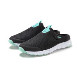 Sneaker Lascana "Slip-On-Sneaker", Damen, Gr. 41, schwarz, Obermaterial: 100% Textilmaterial. Decksohle: 100% Textilmaterial. Futter: 100% Textilmaterial. Laufsohle: 100% Synthetik, unifarben, Basic, Schuhe Sneaker, Halbschuh, Freizeitschuh, Sabot, Clogs aus leichtem Mesh-Material, Topseller