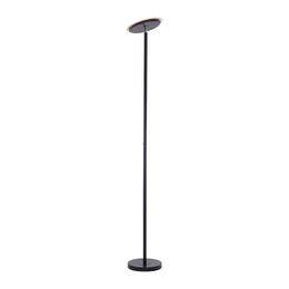 JUST LIGHT Stehlampe "HANS", schwarz, 1, &Oslash; 30cm H: 181cm, 1 Stk., Leuchten, LED, dimmbar &uuml;ber Touchdimmer, Stehlampe