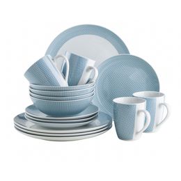 M&auml;ser Kombiservice M&Auml;SER "Kitchen Time II", blau, 16, Geschirr-Sets, Kombiservice