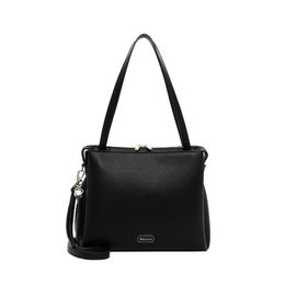Shopper Tamaris "Shopper TAS Katharina", Damen, Gr. B/H/T: 30,5cm x 26cm x 12cm 0, schwarz (schwarz 100), Polyurethan, Taschen Shopper