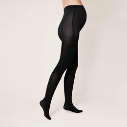 Feinstrumpfhose Kunert "Strumpfhose Mommy 80", Damen, Gr. 40-42, schwarz (schwarz 0500), Obermaterial: 85% Polyamid PA. 15% Elasthan EL., Strumpfhosen Feinstrumpfhose