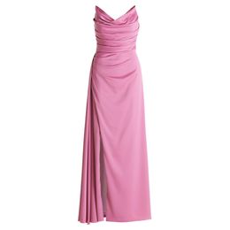 Abendkleid Vera Mont "Abendkleid figurbetont", Damen, Gr. 38, EURO, rosa (perfect rose), 97% Polyester PES. 3% Elasthan EL., Kleider Abendkleid