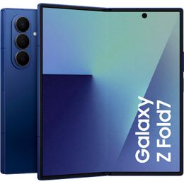 Samsung Smartphone "Galaxy Z Fold7", Energieeffizienz: B, blau (blau shadow), 256 GB, Mobiltelefone, Smartphone