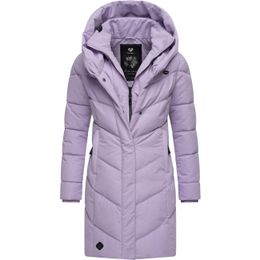 Steppmantel Ragwear "Steppmantel Natalka", Damen, Gr. XL, lila (lavender24), Obermaterial: 100% Polyester PES. Obermaterial: Futter: 100% Polyester PES. 100% Polyester PES., M&auml;ntel Steppmantel
