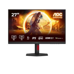 AOC Gaming-Monitor "U27G4R", Energieeffizienz: F, schwarz, B:61,4cm H:36,6cm T:5,13cm, Monitore, UHD / Dual Frame, neigbar, Monitor f&uuml;r Konsolen-Gaming, HDMI 2.1, Gaming-Monitor