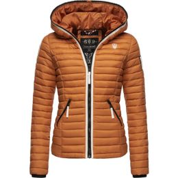 Steppjacke Navahoo "&Uuml;bergangsjacke Kimuk Prc", Damen, Gr. XS, braun (rusty cinnamon), Obermaterial: 100% Nylon NY. Obermaterial: Futter: 100% Polyester PES. 100% Polyester PES., Jacken Steppjacke